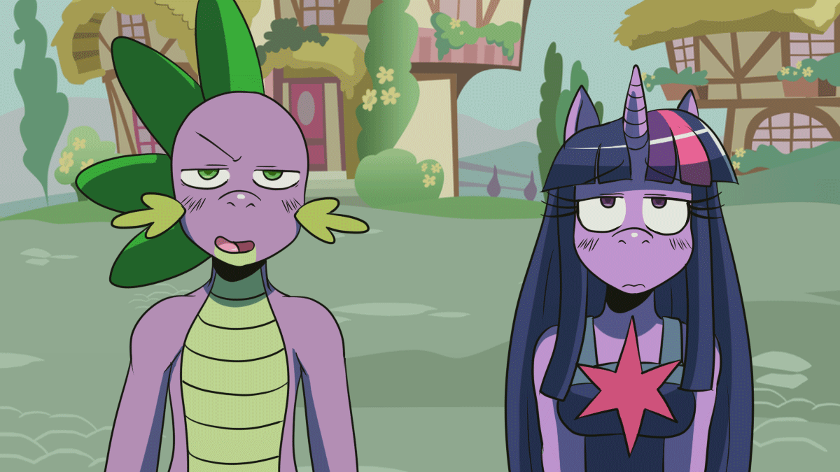 Xbooru - 2012 animated animated gif blinking clothing dragon equine ...