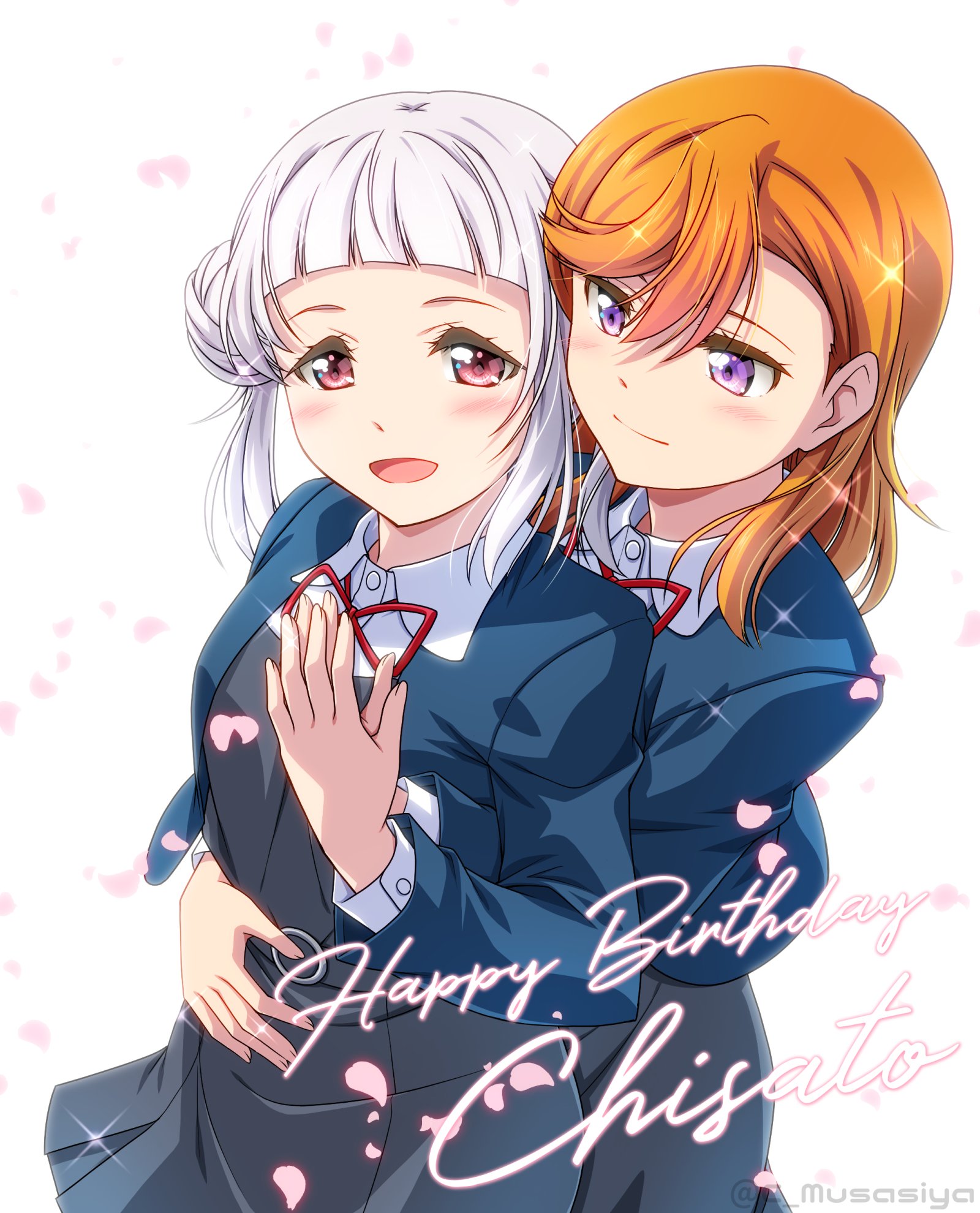 Xbooru - 2 girls arashi chisato female focus high res long hair love live! love live! superstar ...